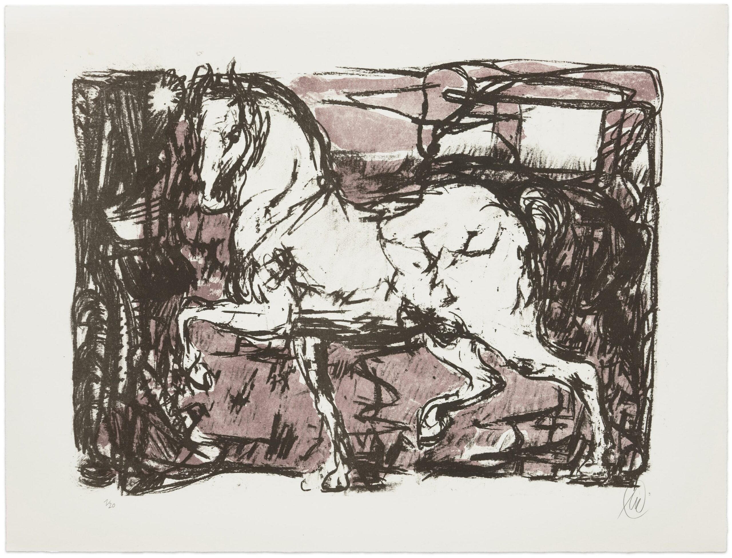 Markus Lüpertz - Print - Drawing - Painting - Shortcut @ Bode Galerie ...